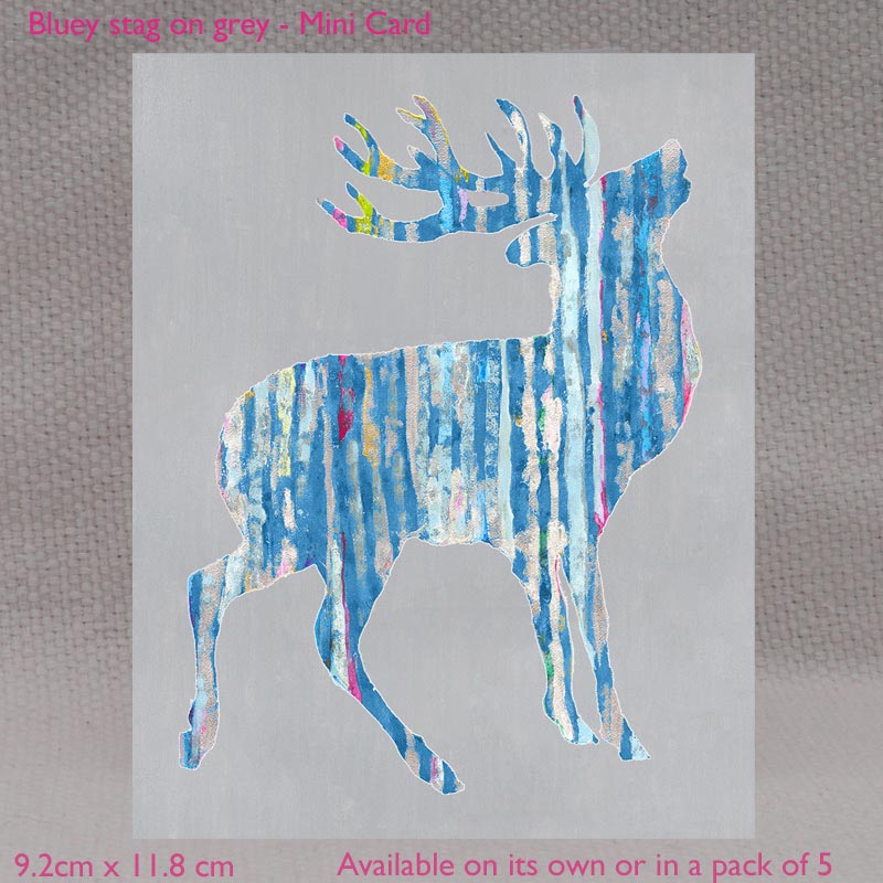 Chloe Gardner | Scottish Card Pack - Blue Stag