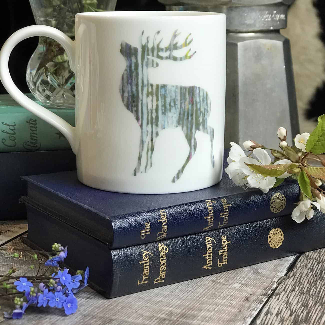 POP MUG - Silver Stag Design - Chloe Gardner Art