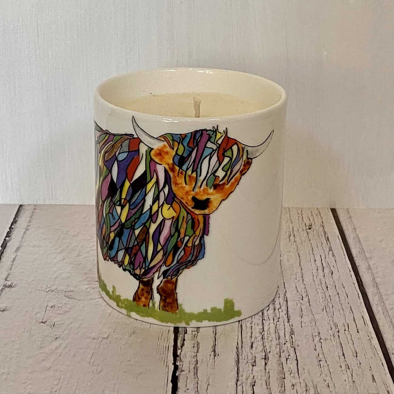 Bright Highland Cow Design | Chloe Gardner