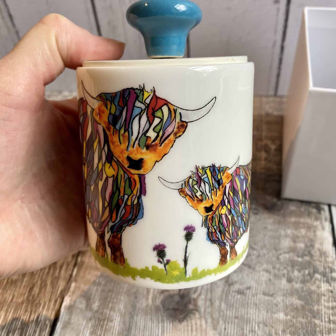 Bright Highland Cow Design | Chloe Gardner